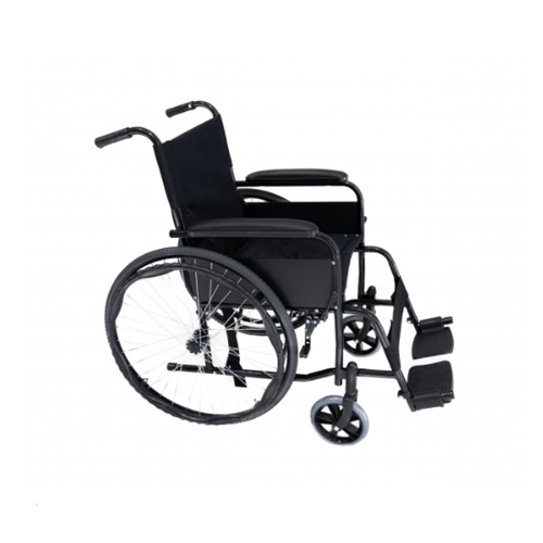 Cadeira de Rodas em Aço Classic (Suporta até 100 kgs) – Mundo Geriátrico